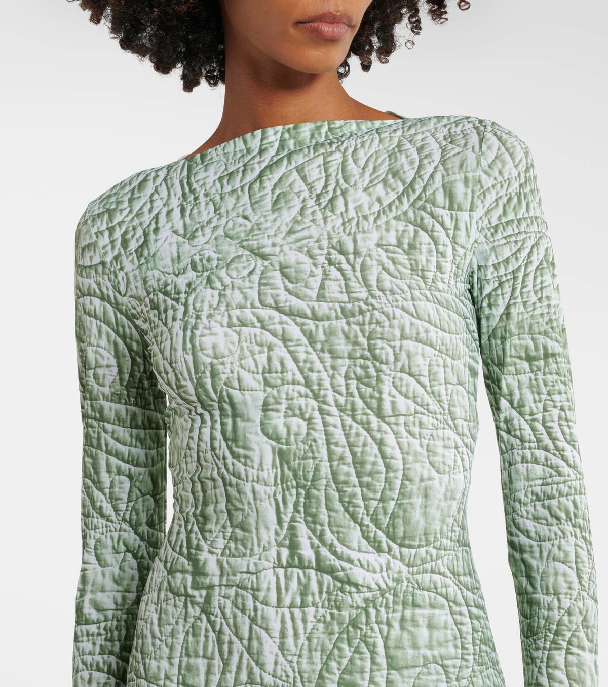 MM6 Maison Margiela Printed jersey midi dress MM6 Maison Margiela