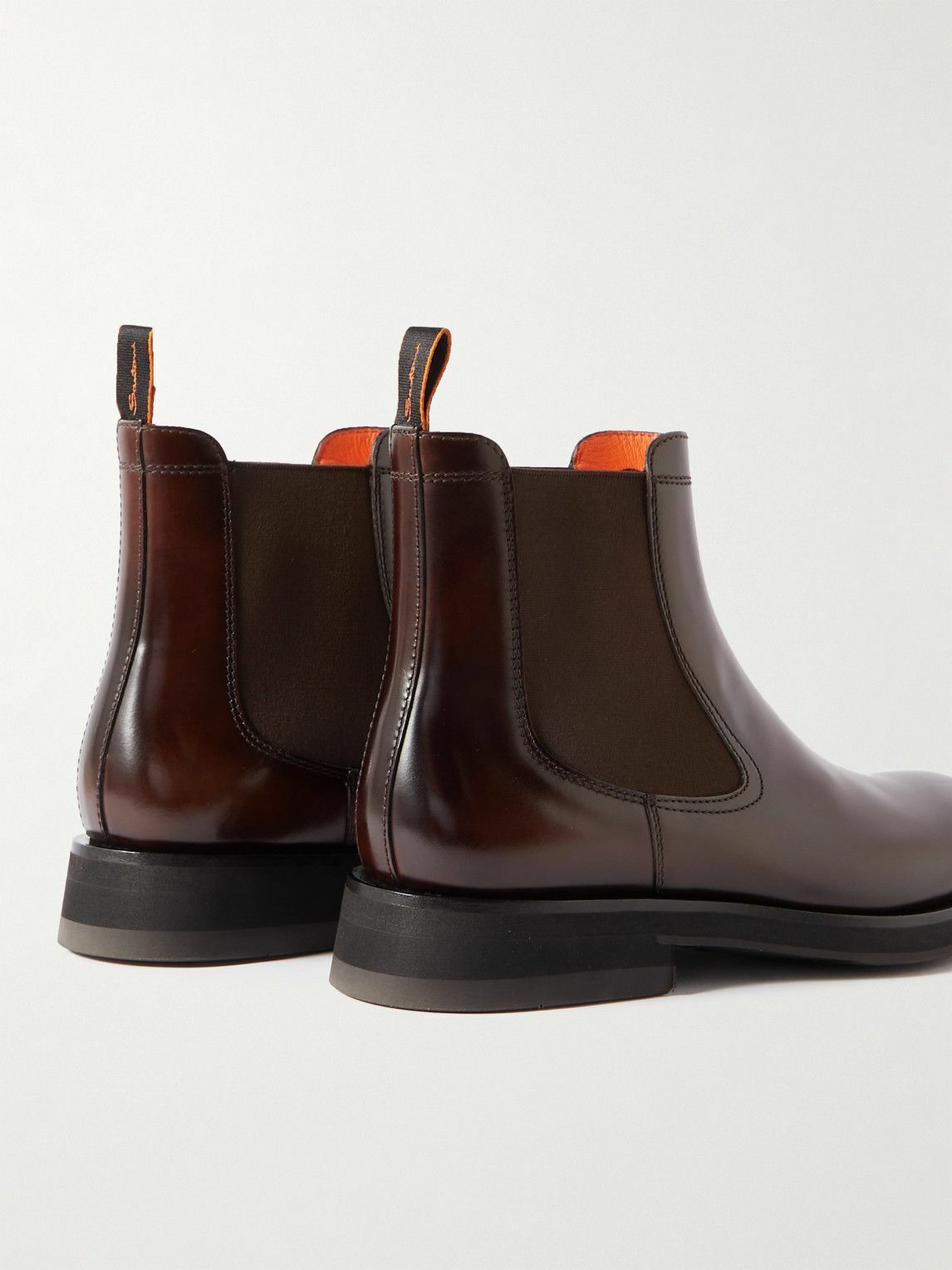 Santoni - Leather Chelsea Boots - Brown Santoni
