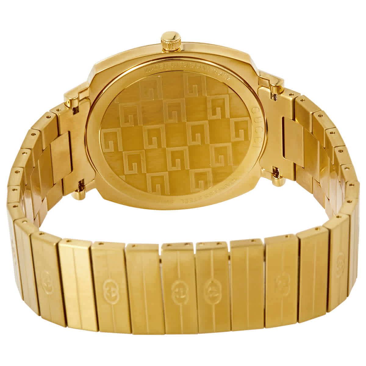Gucci Grip Quartz Gold Dial Unisex Watch YA157409 Gucci