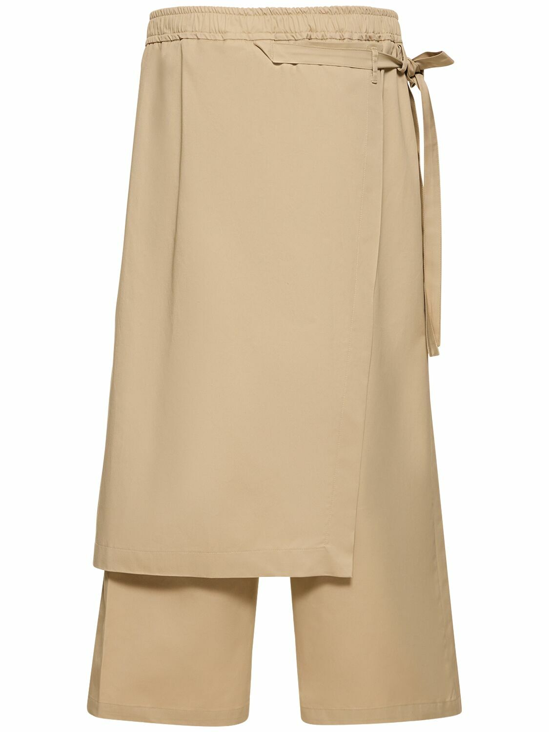 THE FRANKIE SHOP Cotton Wraparound Pants The Frankie Shop