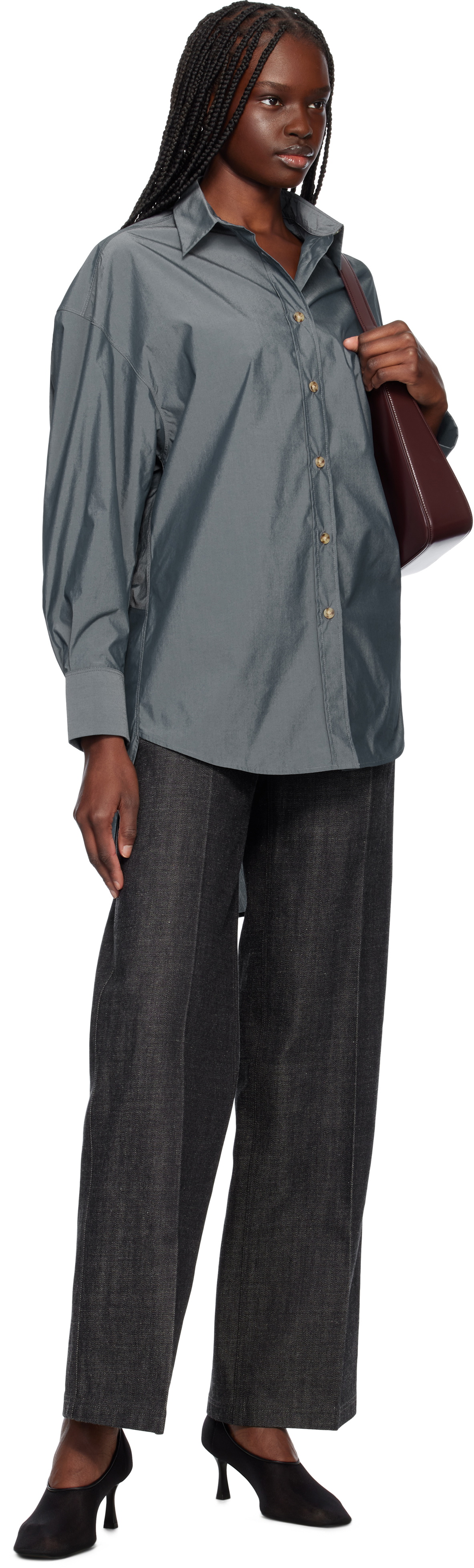 GIA STUDIOS Gray Riley Jeans GIA STUDIOS