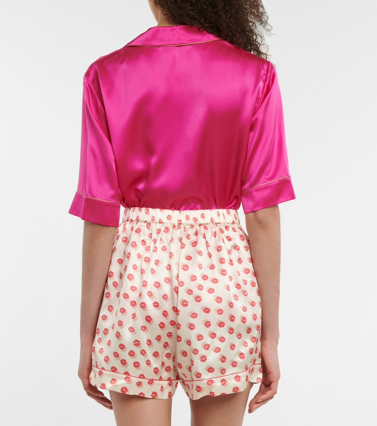 Eres - Capitaine printed silk satin shorts ERES