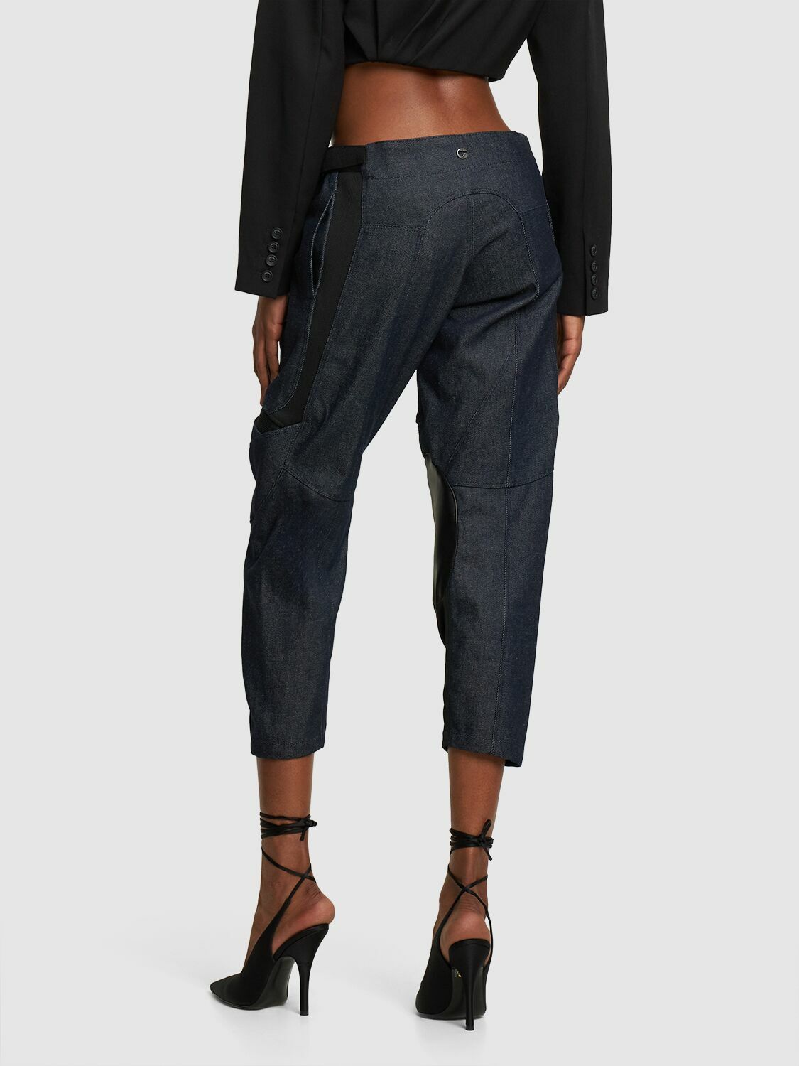 COPERNI - Cotton Denim Racing Pants Coperni