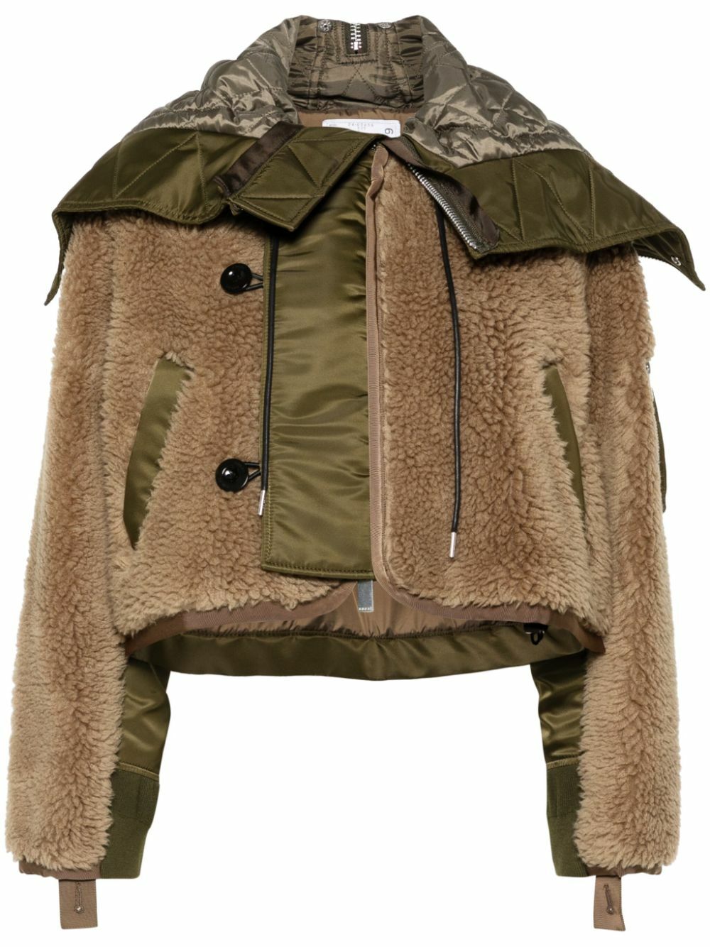 SACAI - Faux Shearling Blouson Jacket Sacai