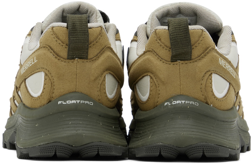 Merrell 1TRL Off-White & Brown Moab Hybrid Zip Sneakers Merrell 1TRL