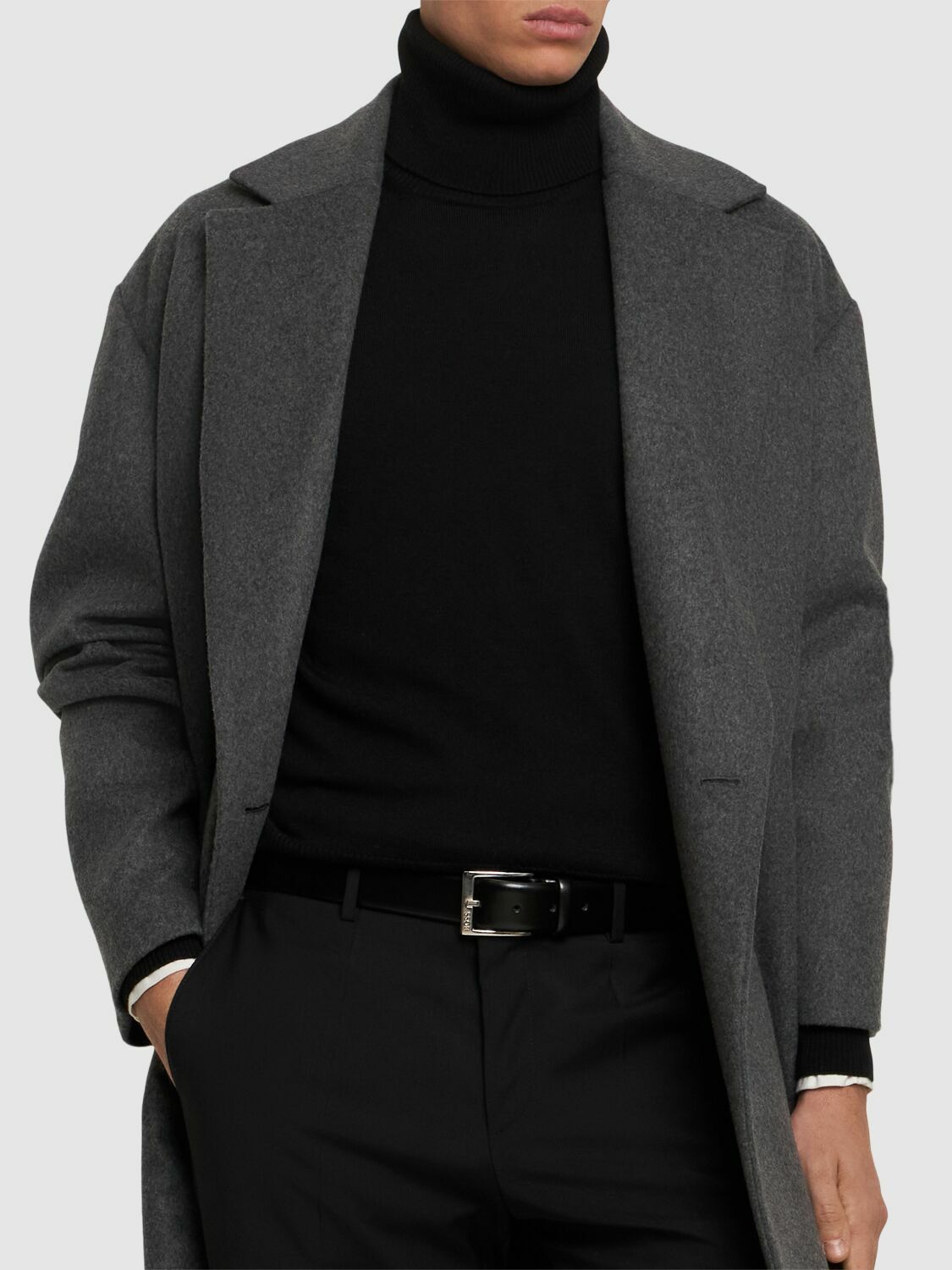BOSS 35mm Elloy Leather Belt BOSS