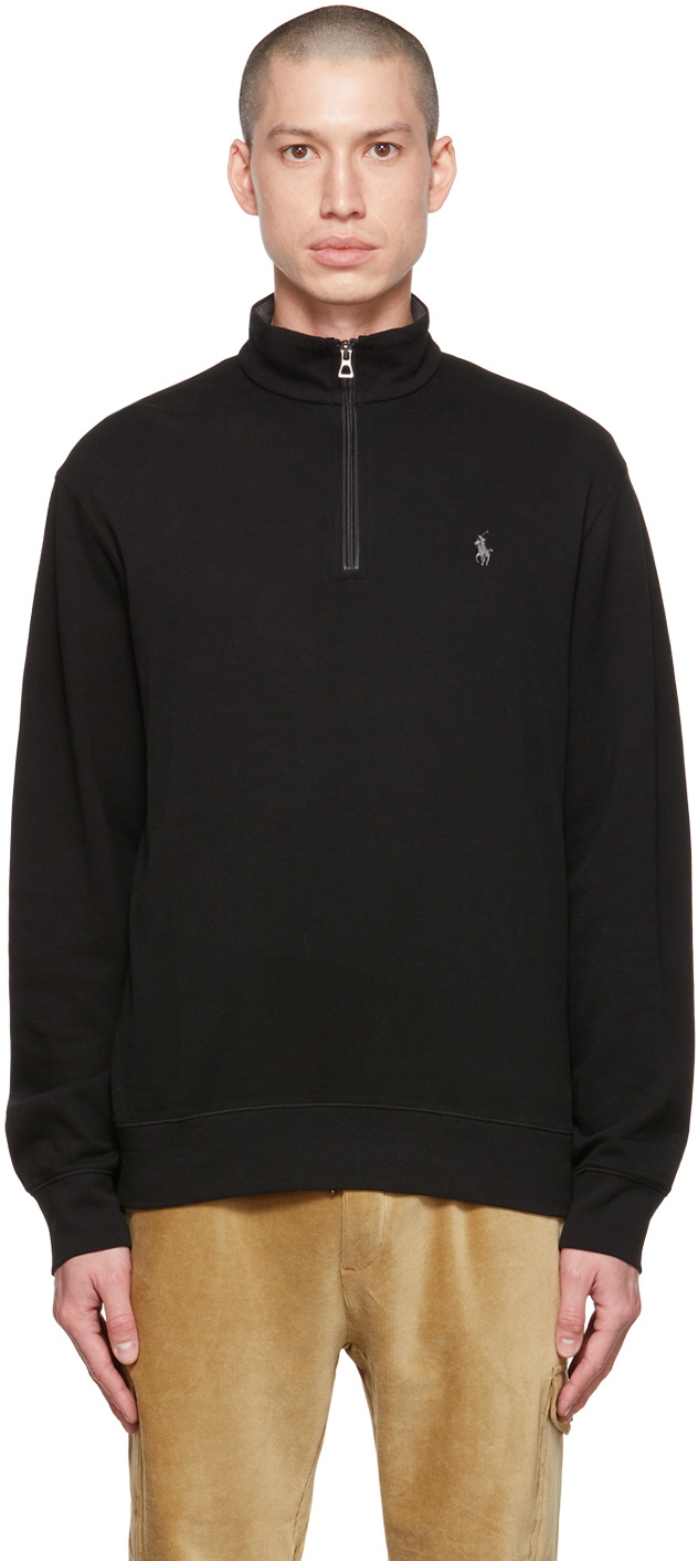 Polo Ralph Lauren Black Quarter Zip Sweater Polo Ralph Lauren