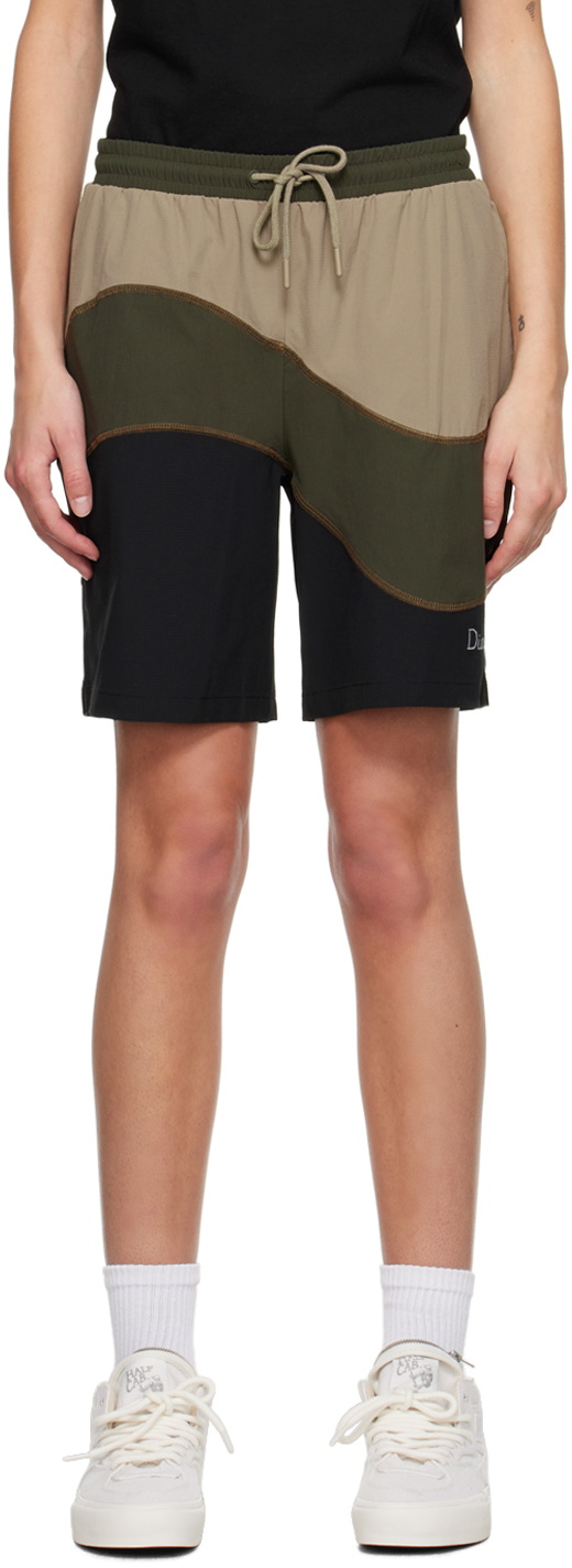 Dime Khaki Wave Shorts Dime