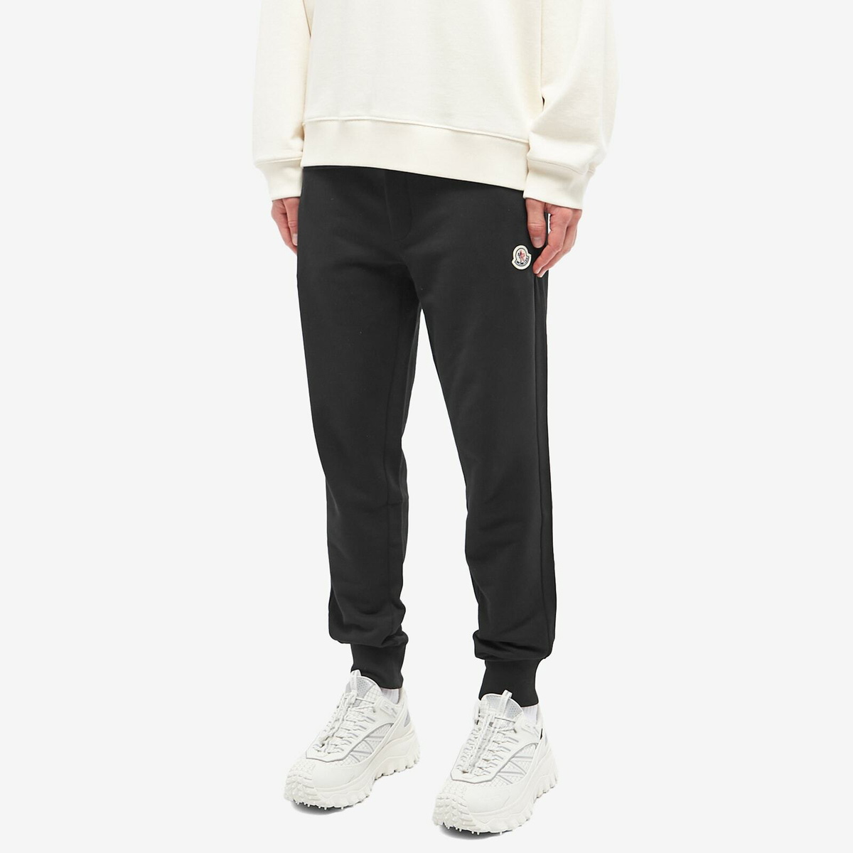 Moncler Men's Tricolor Track Pants in Black Moncler
