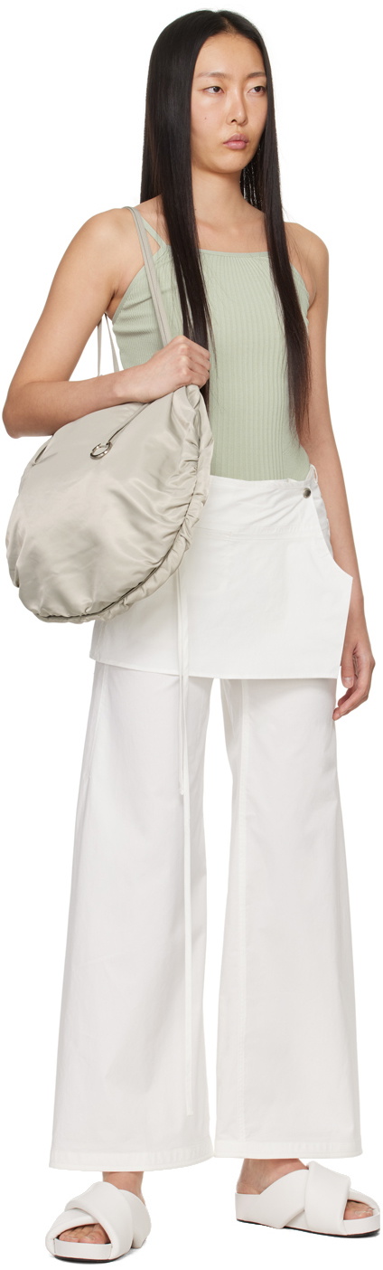 LOW CLASSIC White Layered Trousers Low Classic
