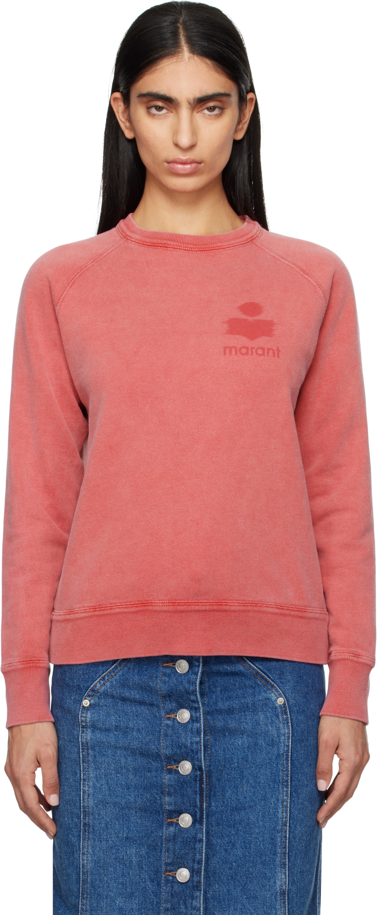 Isabel Marant Etoile Red Milla Sweatshirt Isabel Marant Etoile