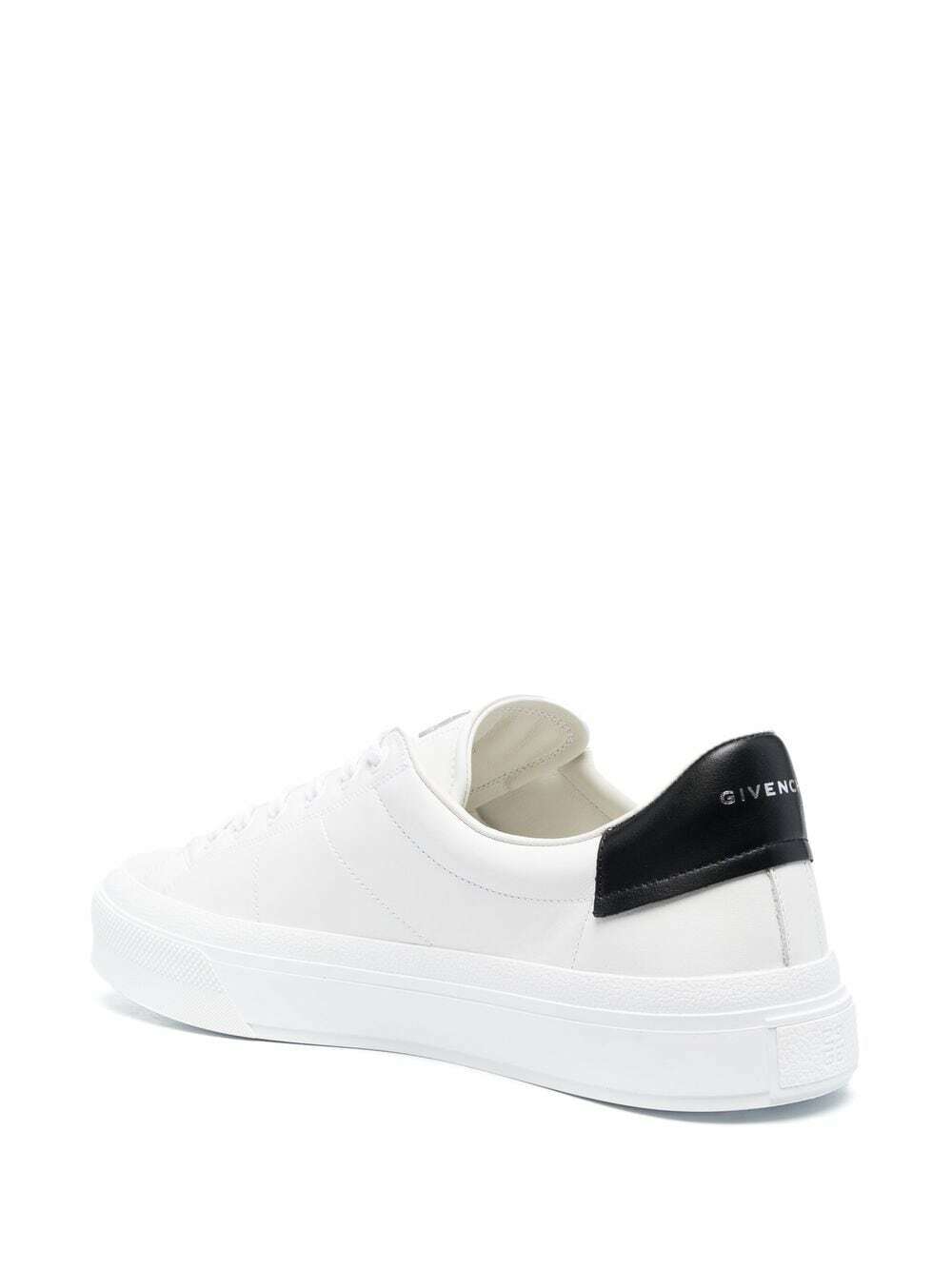 GIVENCHY - City Sport Leather Lace-up Sneakers Givenchy