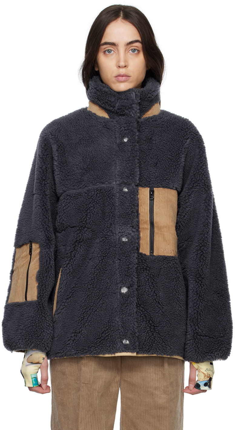 Sandy Liang Gray Rooney Jacket Sandy Liang