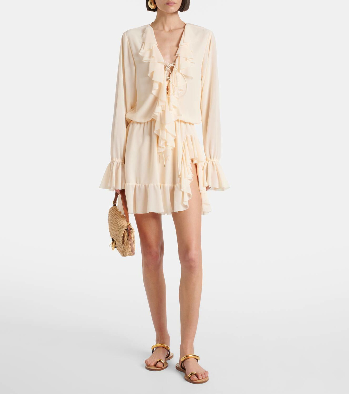 Bananhot Bellen ruffled minidress Bananhot