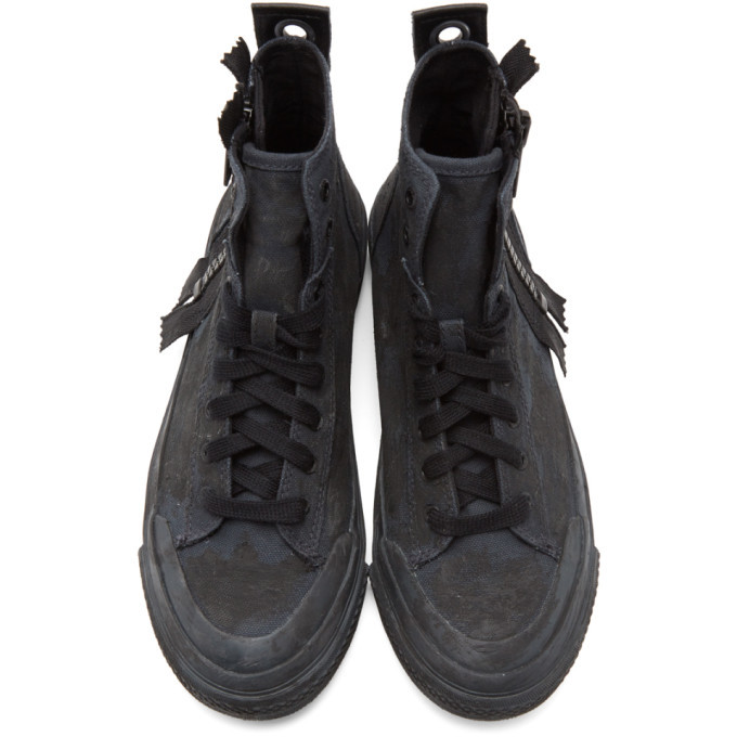 Diesel Black S-Astico Zip Sneakers Diesel Diesel Black S-Astico Zip Sneakers Diesel