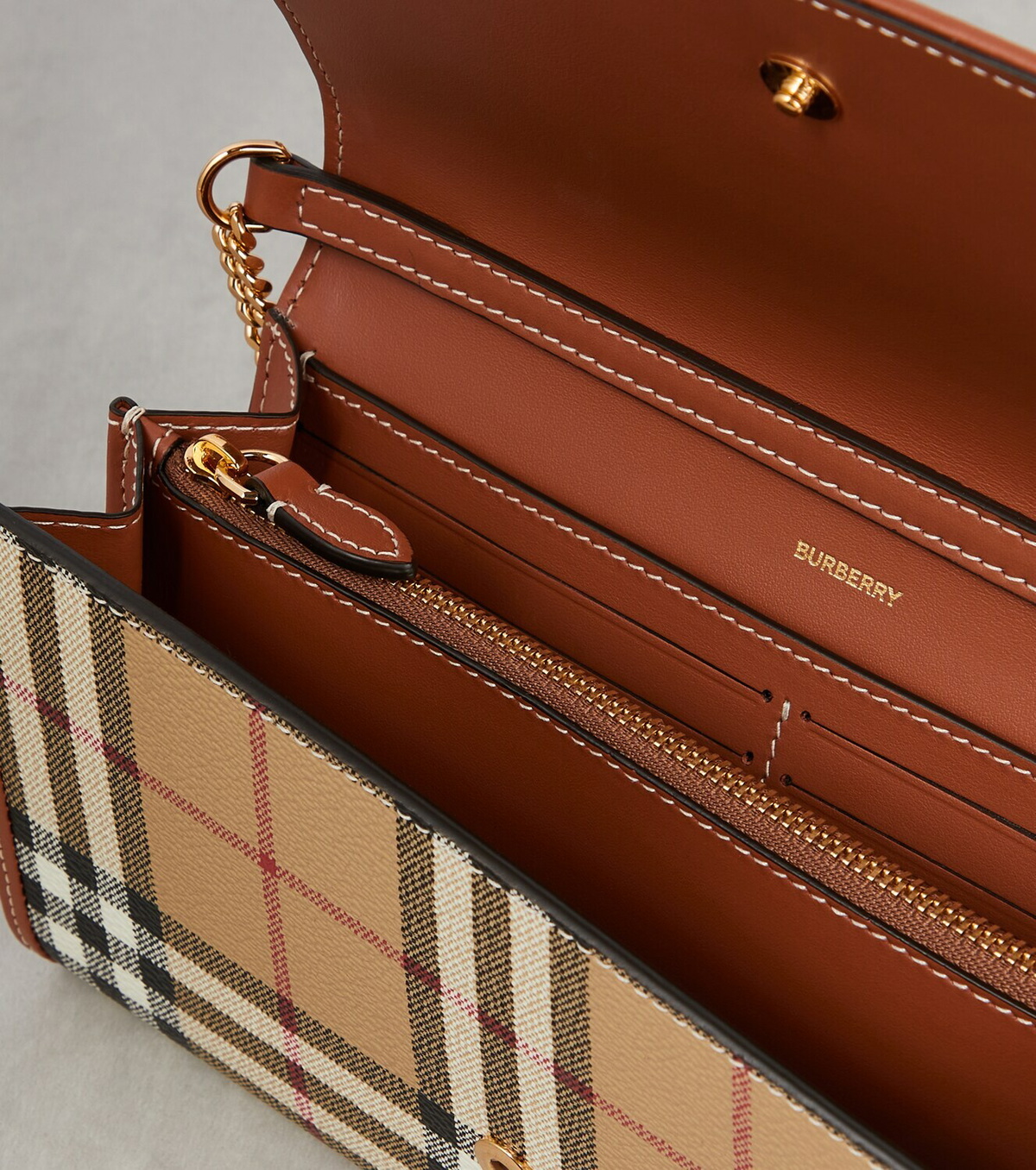 Burberry Burberry Check canvas shoulder bag Burberry
