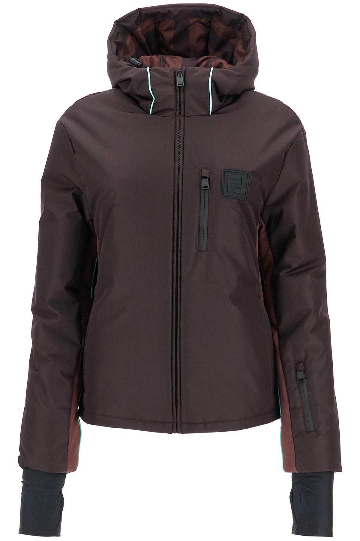 FENDI padded ski jacket for winter Purple Fendi