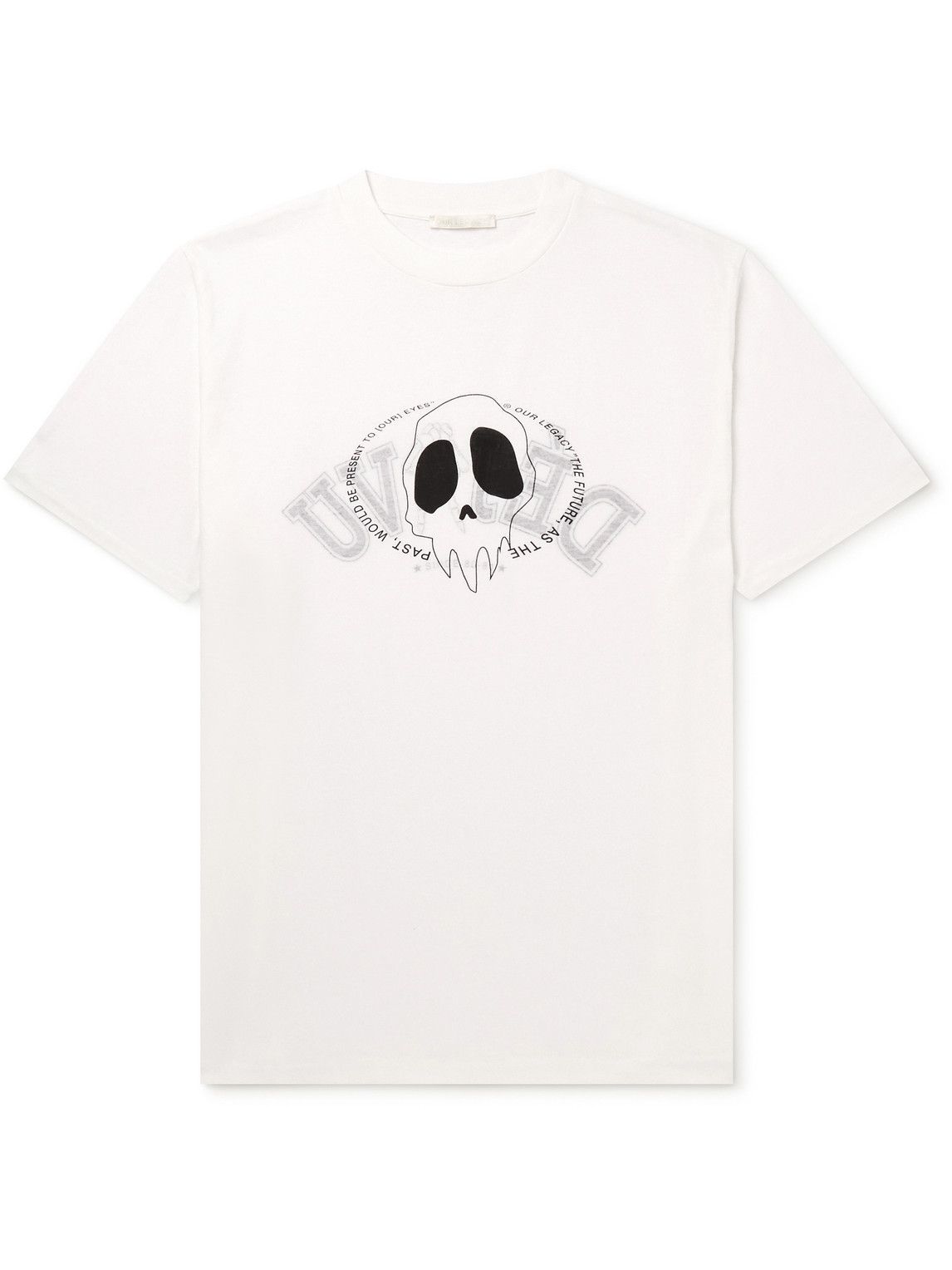 Our Legacy - Logo-Print Cotton-Jersey T-Shirt - White Our Legacy