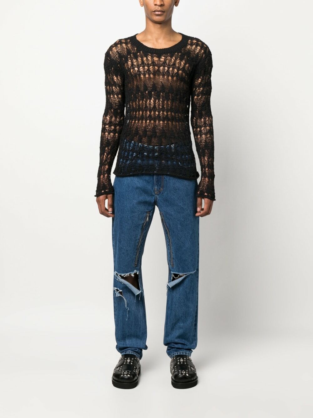 GIVENCHY - Ripped Denim Jeans Givenchy