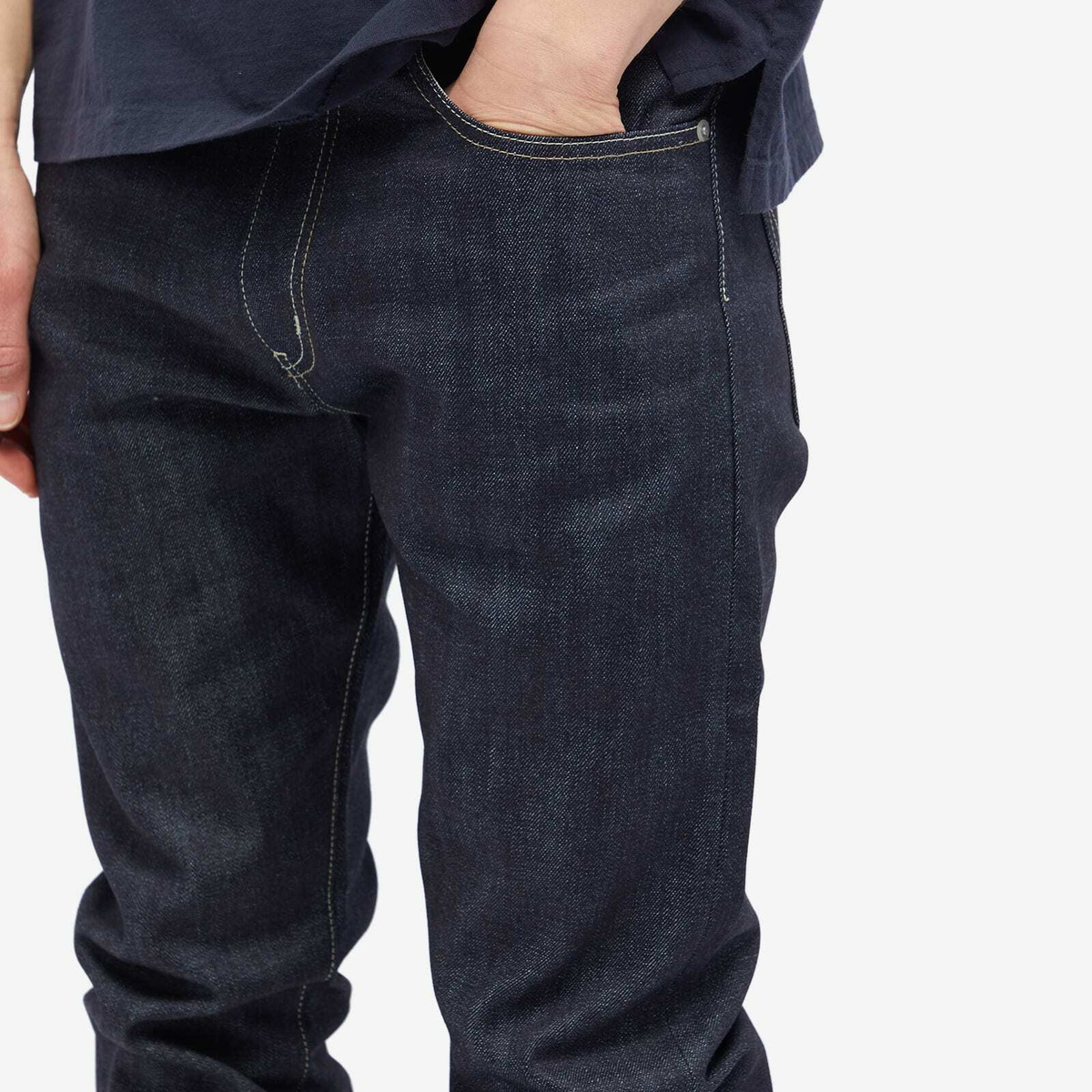 Neighborhood Men's Rigid Denim Narrow Jean in Indigo Neighborhood