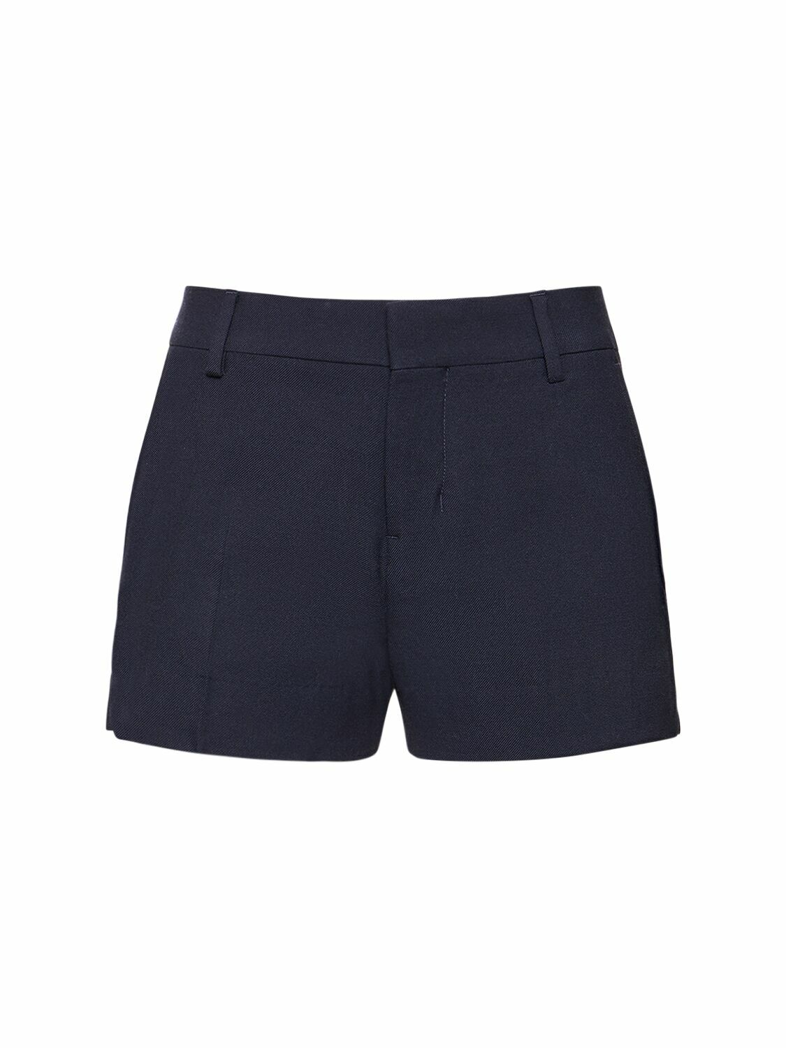 AMI PARIS - Wool Mini Shorts AMI