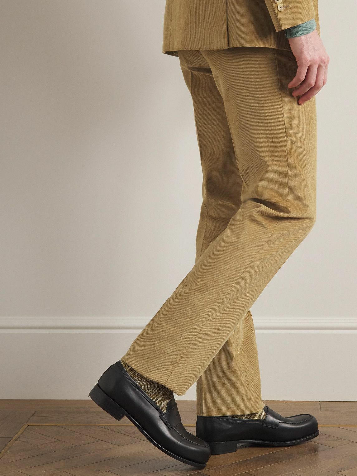 Kingsman - Straight-Leg Cotton and Cashmere-Blend Corduroy Suit ...