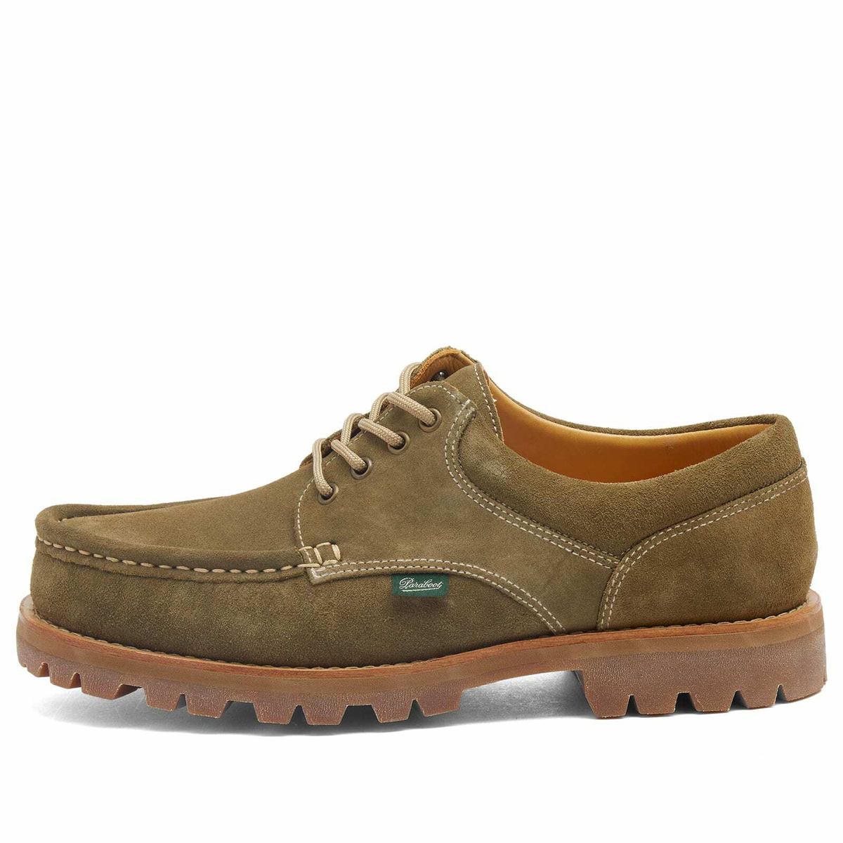 Paraboot Men's Thiers in Khaki Suede Paraboot