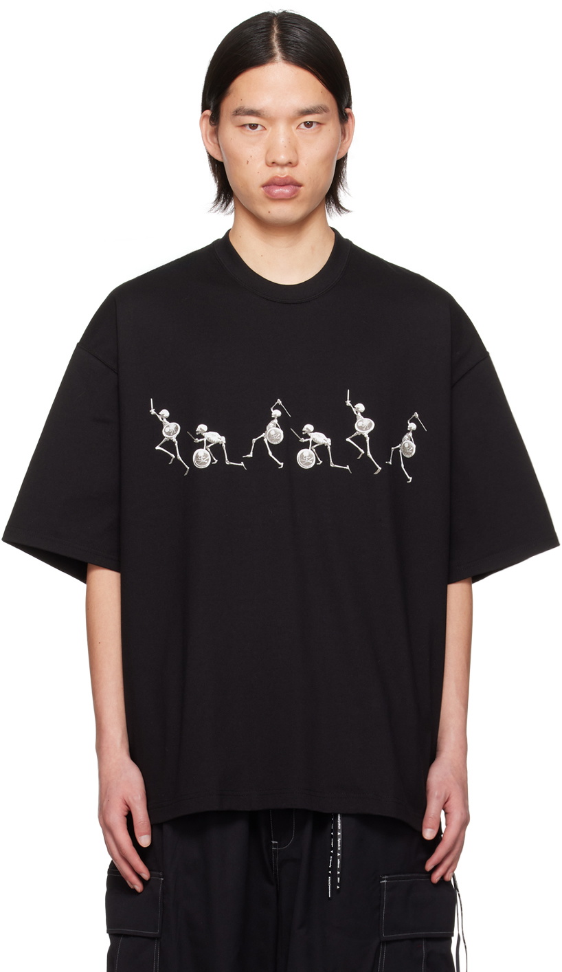 mastermind JAPAN Black Print T-Shirt mastermind JAPAN