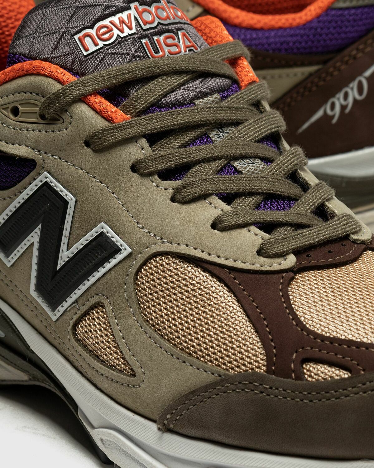 New Balance Made In Usa 990v3 Bt Brown Lowtop New Balance