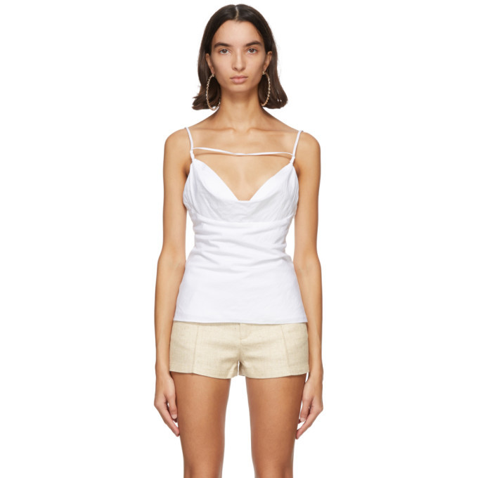 Jacquemus White Le Haut Adour Tank Top Jacquemus