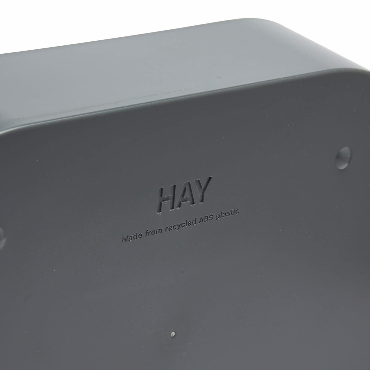 HAY Recycled Tool Box in Charcoal HAY