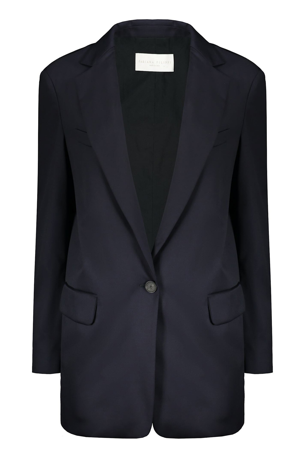 Fabiana Filippi Virgin Wool Single-breasted Blazer Fabiana Filippi