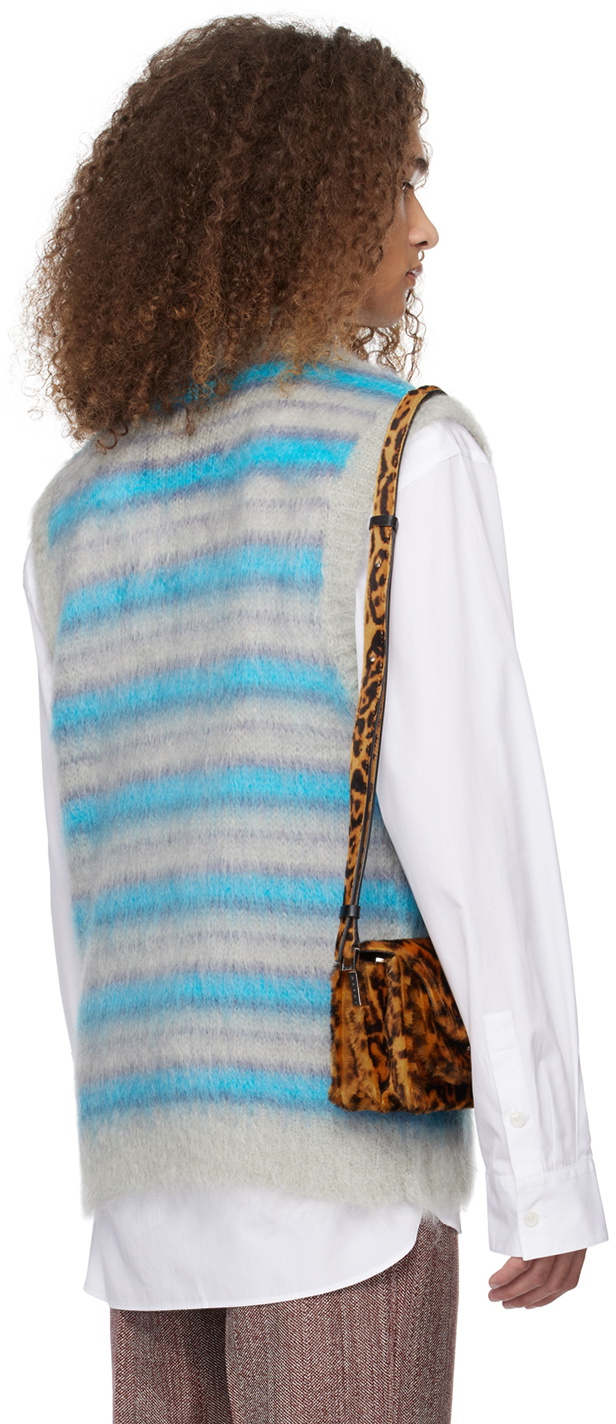 Marni Gray Striped Vest Marni