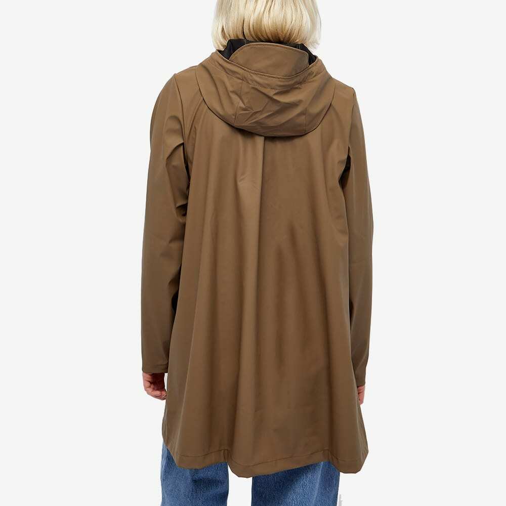 Rains Women's A-Line Rain Coat in Wood Rains