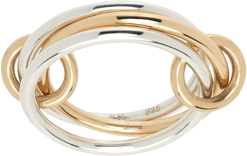 Spinelli Kilcollin Silver & Gold Solarium Ring Spinelli Kilcollin