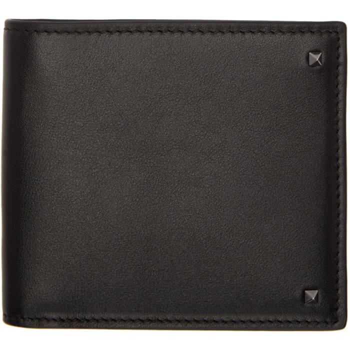 Valentino Black Valentino Garavani Mini Rockstud Wallet Valentino Garavani