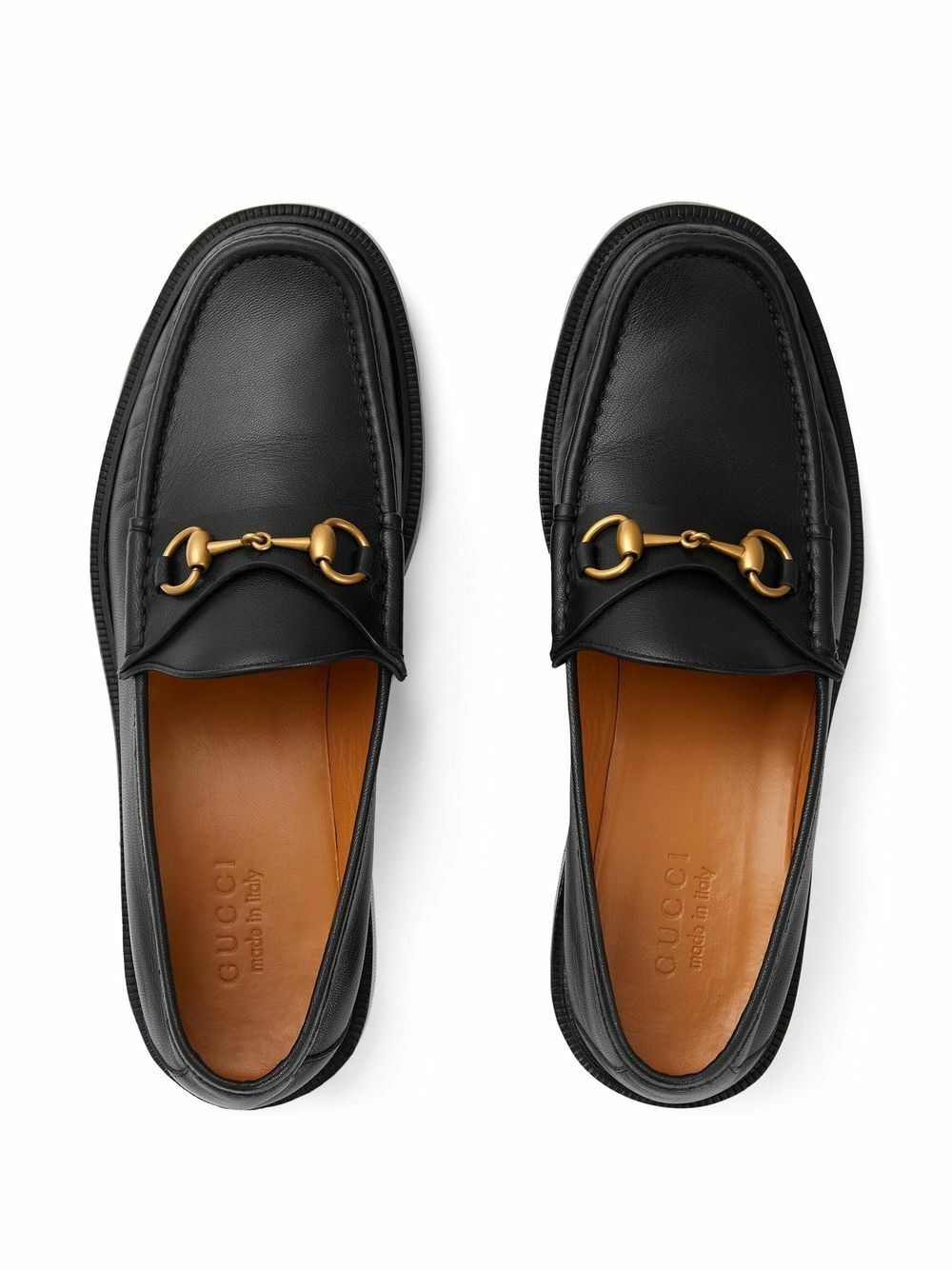 GUCCI - Jordan Leather Loafers Gucci