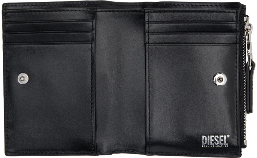 Diesel Black 1DR Bifold Wallet Diesel