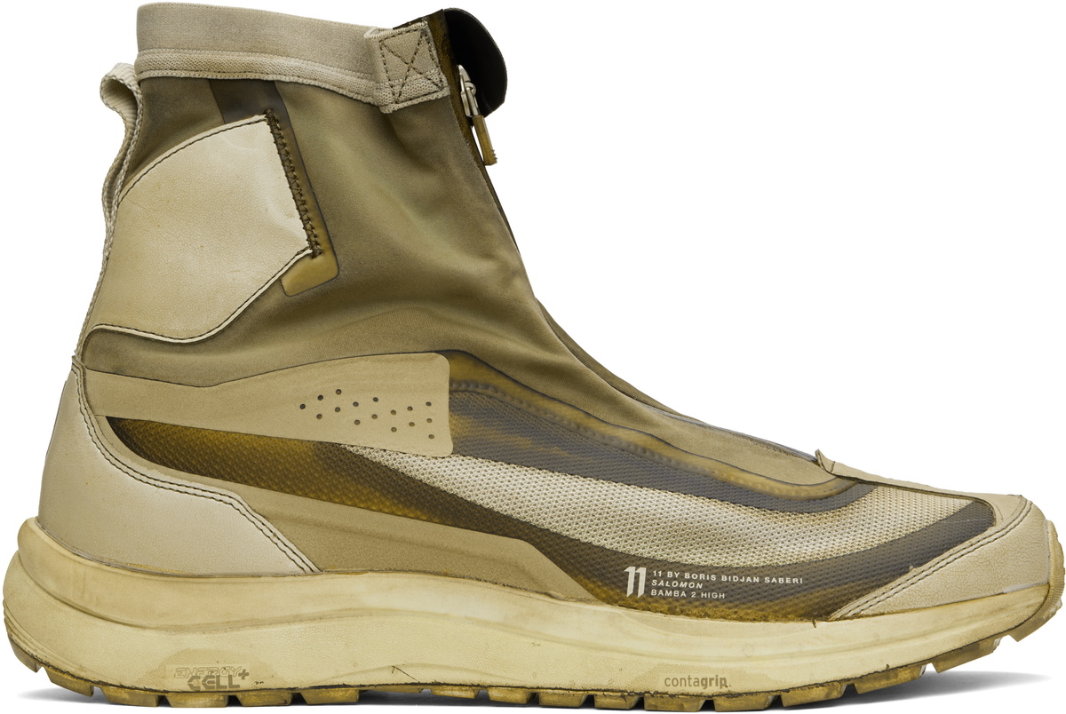 11 by Boris Bidjan Saberi Green Salomon Edition Bamba 2 High V2 ...