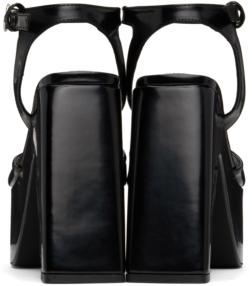 Coperni Black Bridge Platform Sandals Coperni