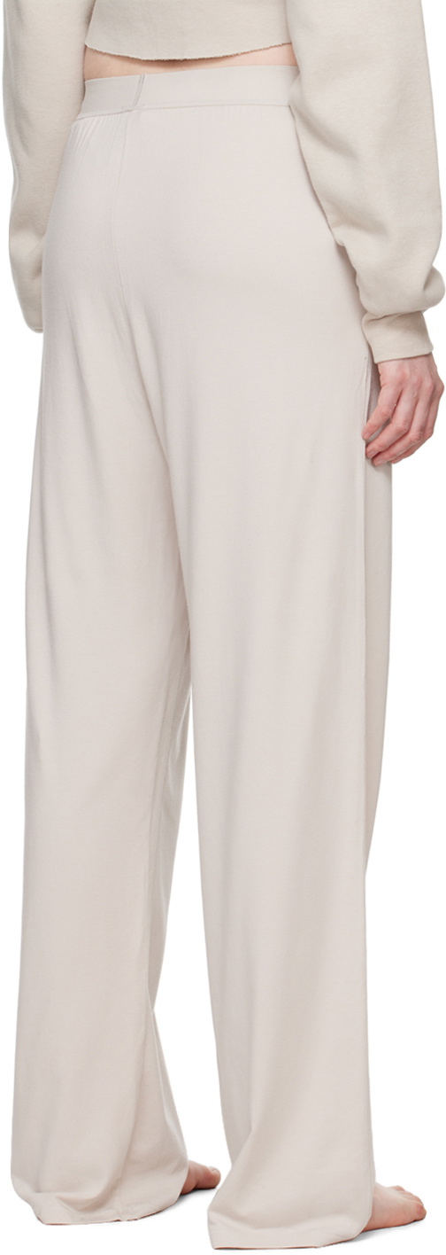 SKIMS Beige Boyfriend Loose Lounge Pants SKIMS