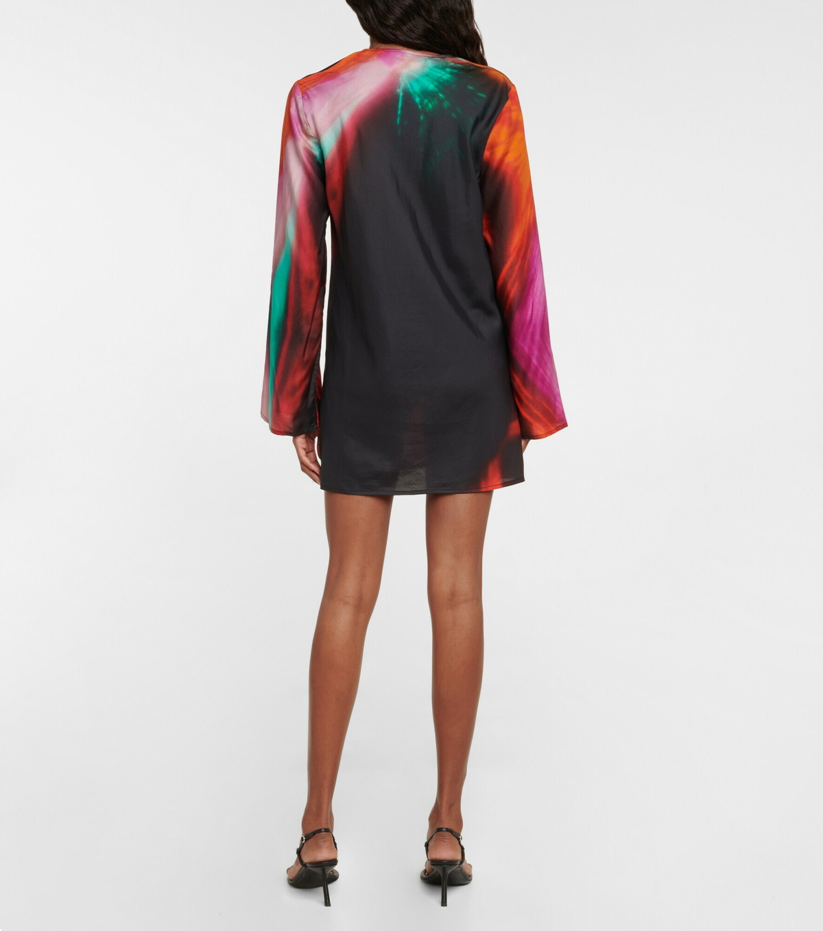 Louisa Ballou - Mini Ring silk and cotton kaftan Louisa Ballou