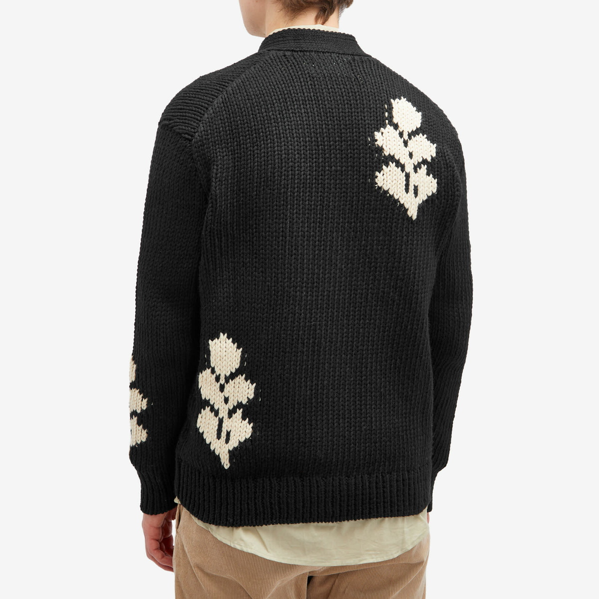 NN07 Men's Mika Knit Cardigan in Black NN07