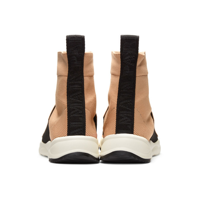 Balmain Pink Cameron High-Top Sneakers Balmain