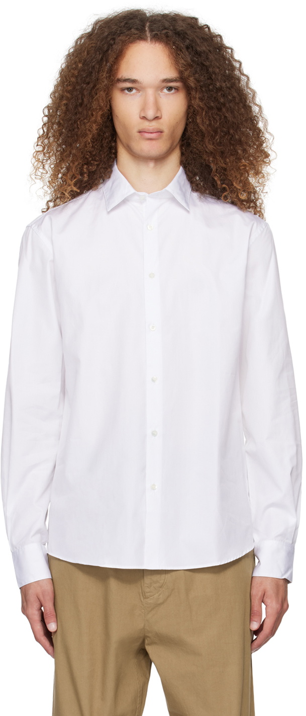 Sunspel White Buttoned Shirt Sunspel
