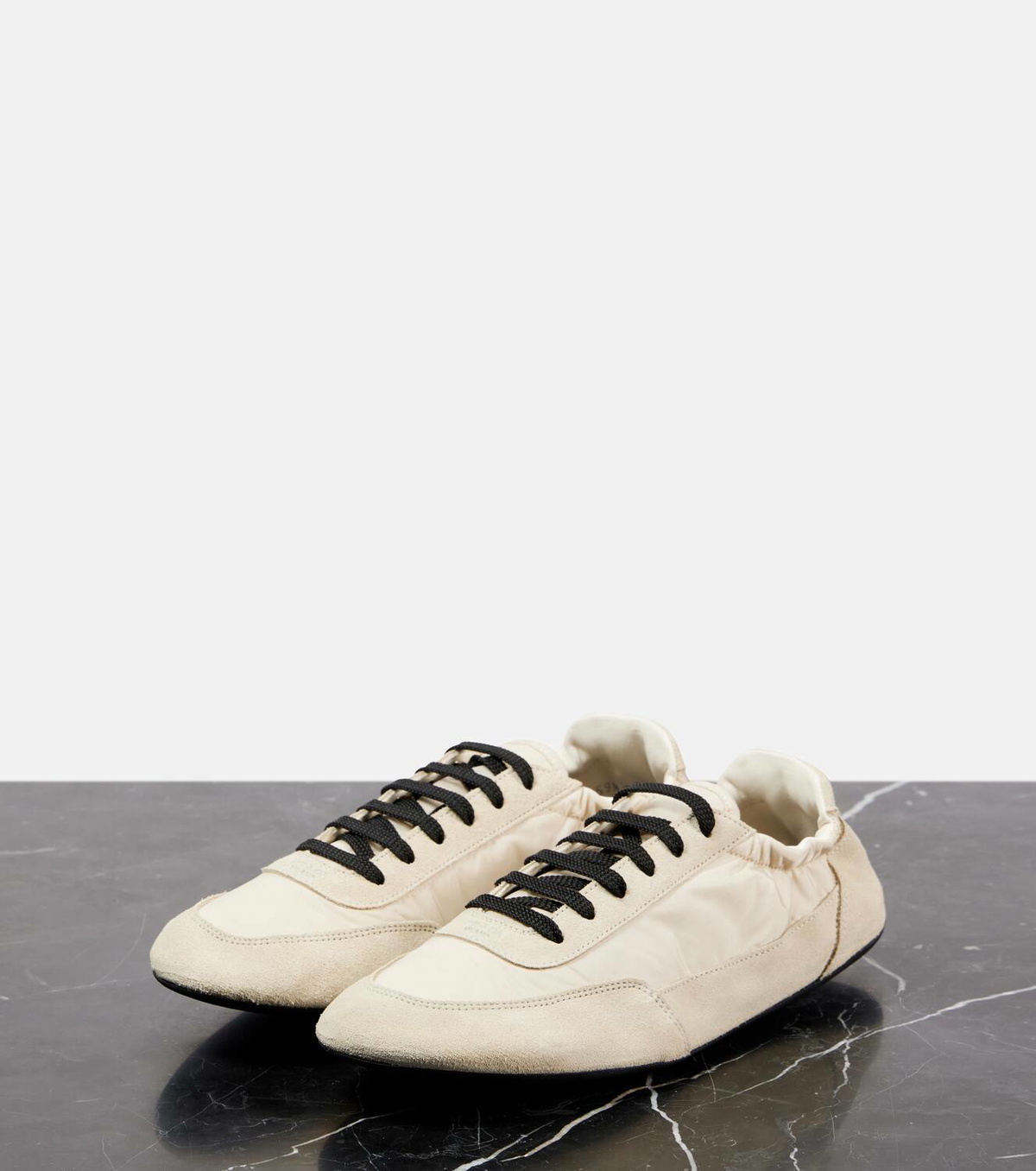 Prada Collapse Re-Nylon suede-trimmed sneakers Prada