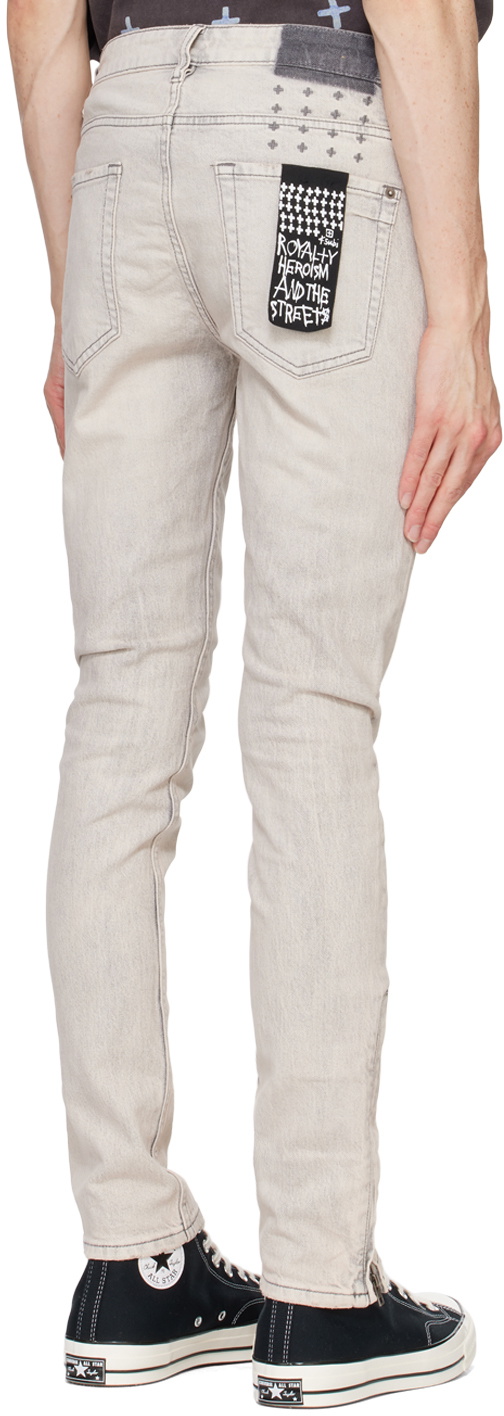 Ksubi Gray Van Winkle Pluto Chamber Jeans Ksubi