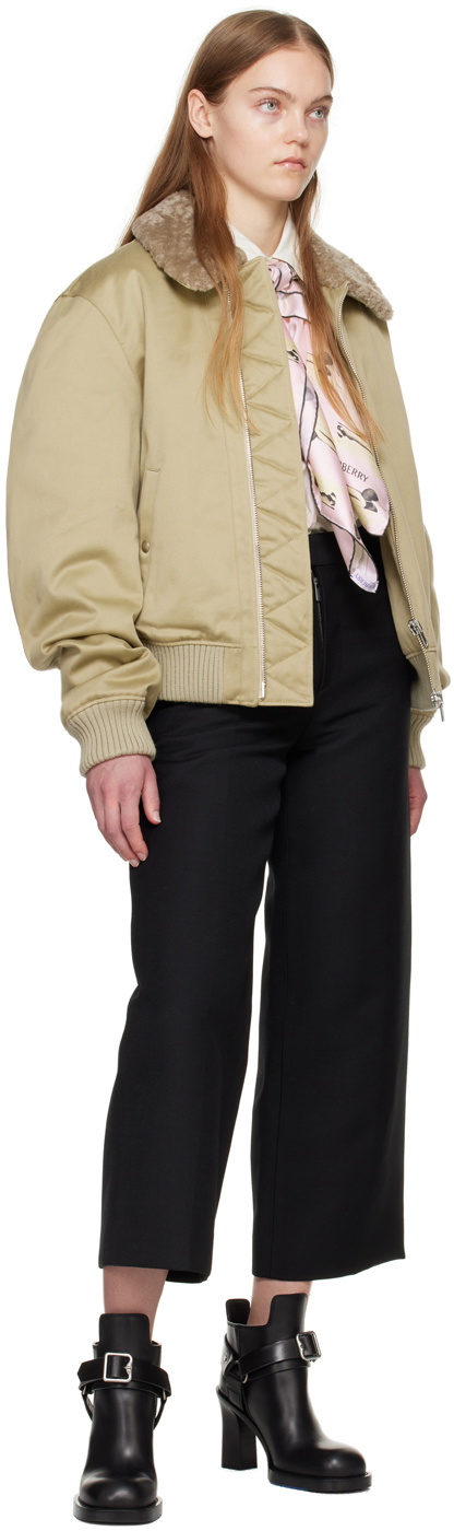 Burberry Pink Duck Silk Scarf Burberry