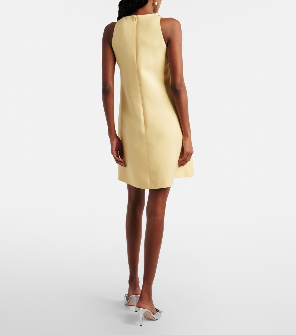 Valentino Crepe Couture embellished minidress Valentino