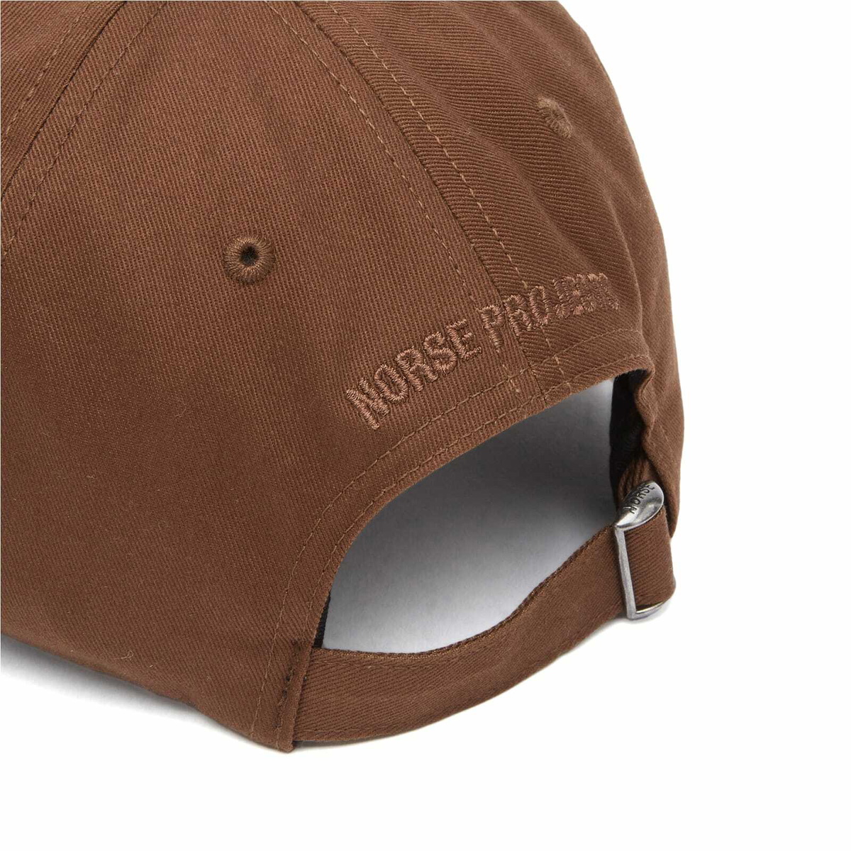 Norse Projects Men's Twill Sports Cap in Chestnut Norse Projects